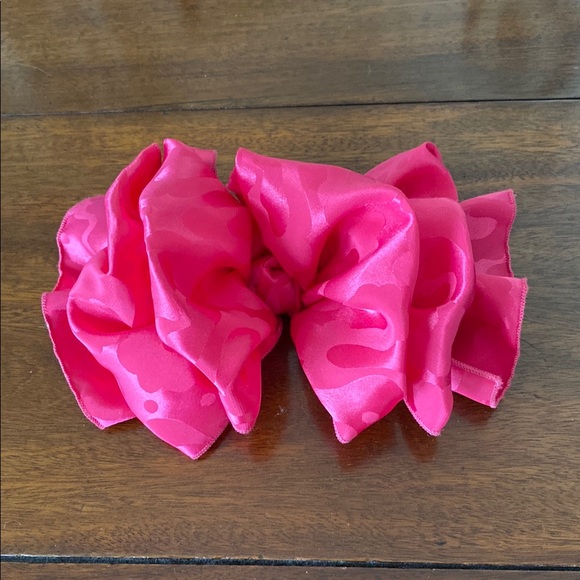 Accessories | Hot Pink Bow Barrette With Metal Fastener Large 9 Wide By ...